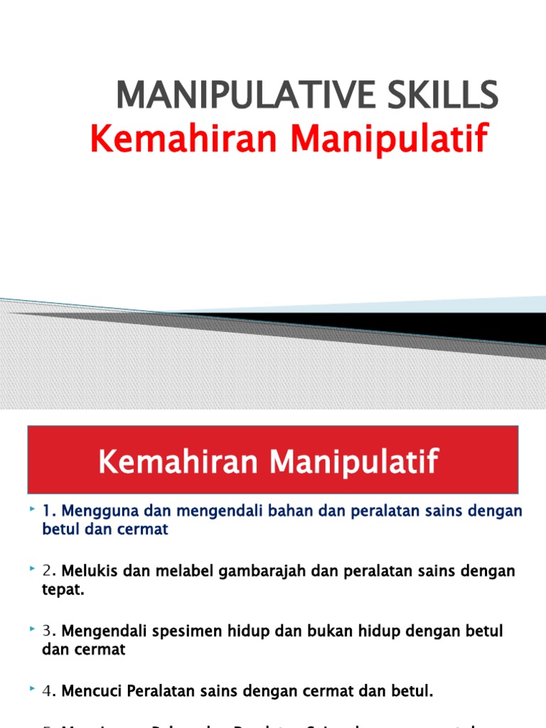 Manipulative Skills | PDF
