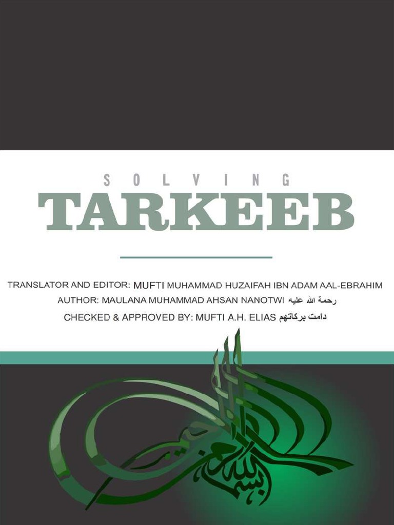 Solving Tarkeeb 1 PDF | PDF | Parsing | English Language