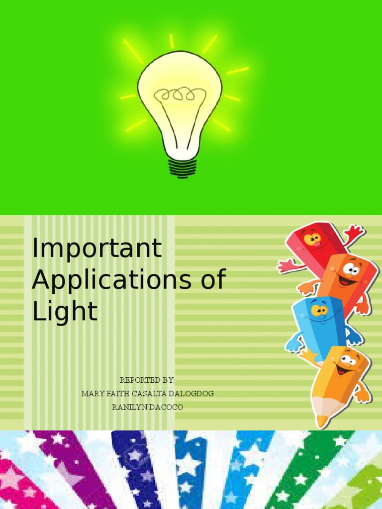 Important Applications of Light - PPTX (Autosaved) | Download Free PDF ...