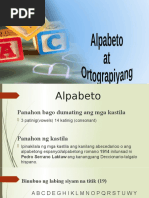 Ang Alpabeto at Patnubay Sa Ispeling NG Wikang Filipino | PDF