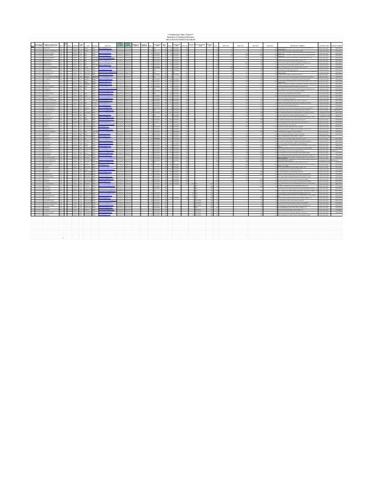 Third Year Students Database 2021 Batch Pdf Pdf Social Groups