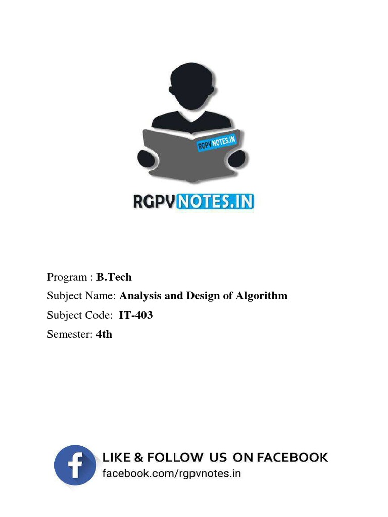 Unit 1 Analysis And Design Of Algorithm Pdf Recurrence Relation