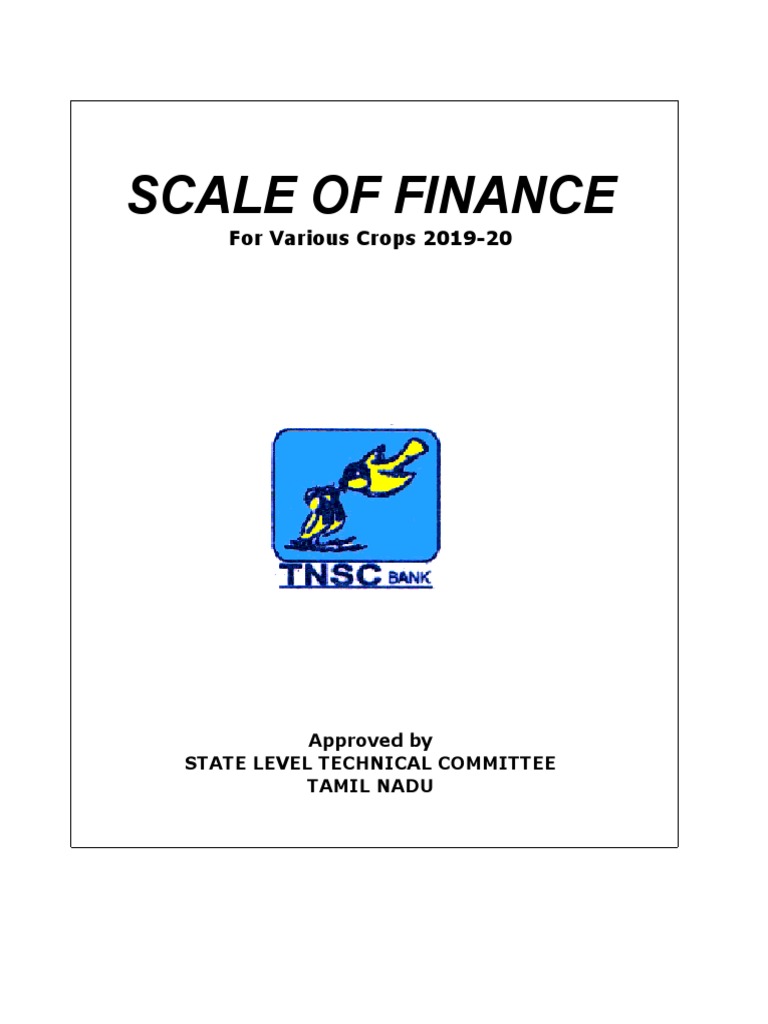 Scale of Finance 2019-2020 | PDF | Tamil Nadu