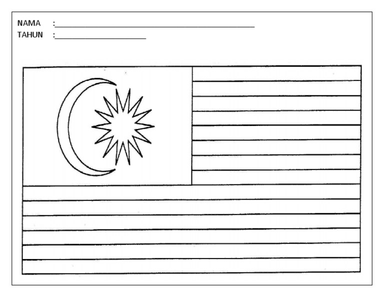 Mewarna BENDERA MALAYSIA | PDF