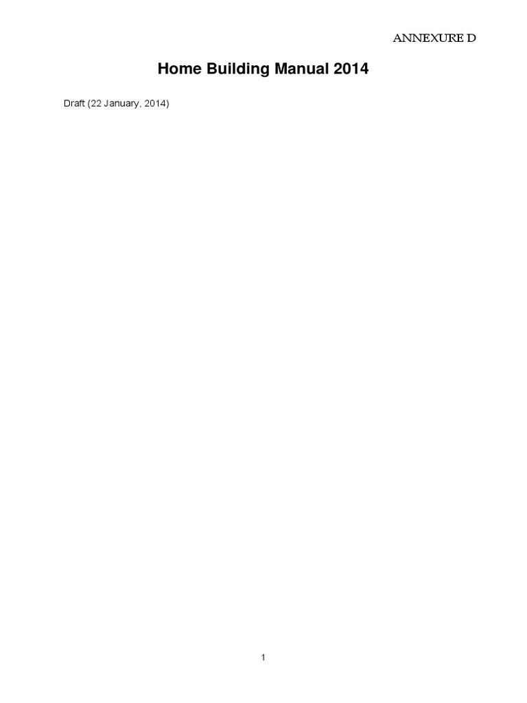 Home Building Manual 2014 | PDF | Pipe (Fluid Conveyance) | Polyvinyl ...