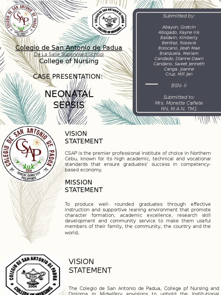 Case Presentation-Neonatal Sepsis | PDF | Lung | Circulatory System