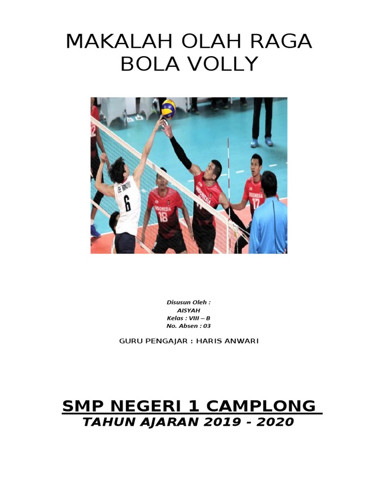 Makalah Olah Raga Bola Volly | PDF