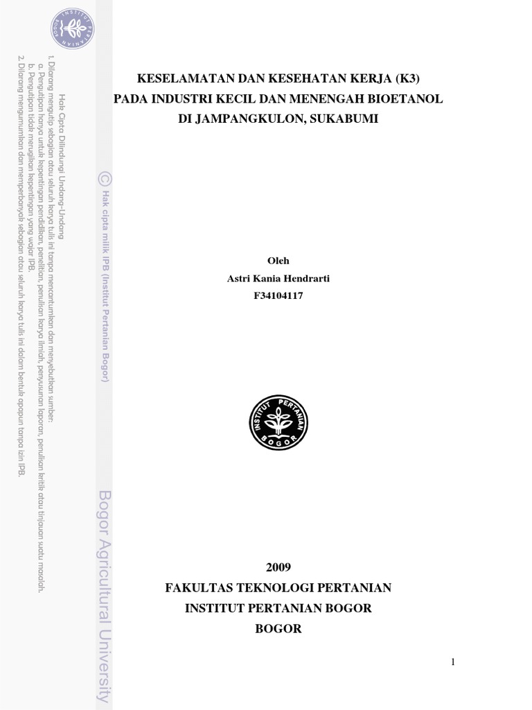 K3 PD Industri Bioetanol PDF | PDF