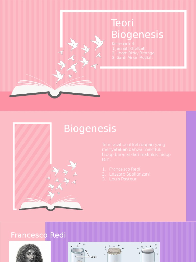 Teori Biogenesis. KLP 4 | PDF