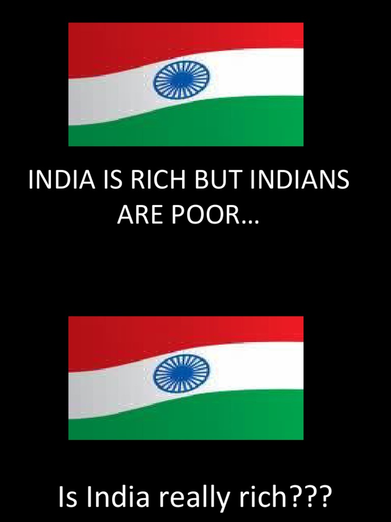 India Is Rich But Indians Are Not Rich | PDF | Travel