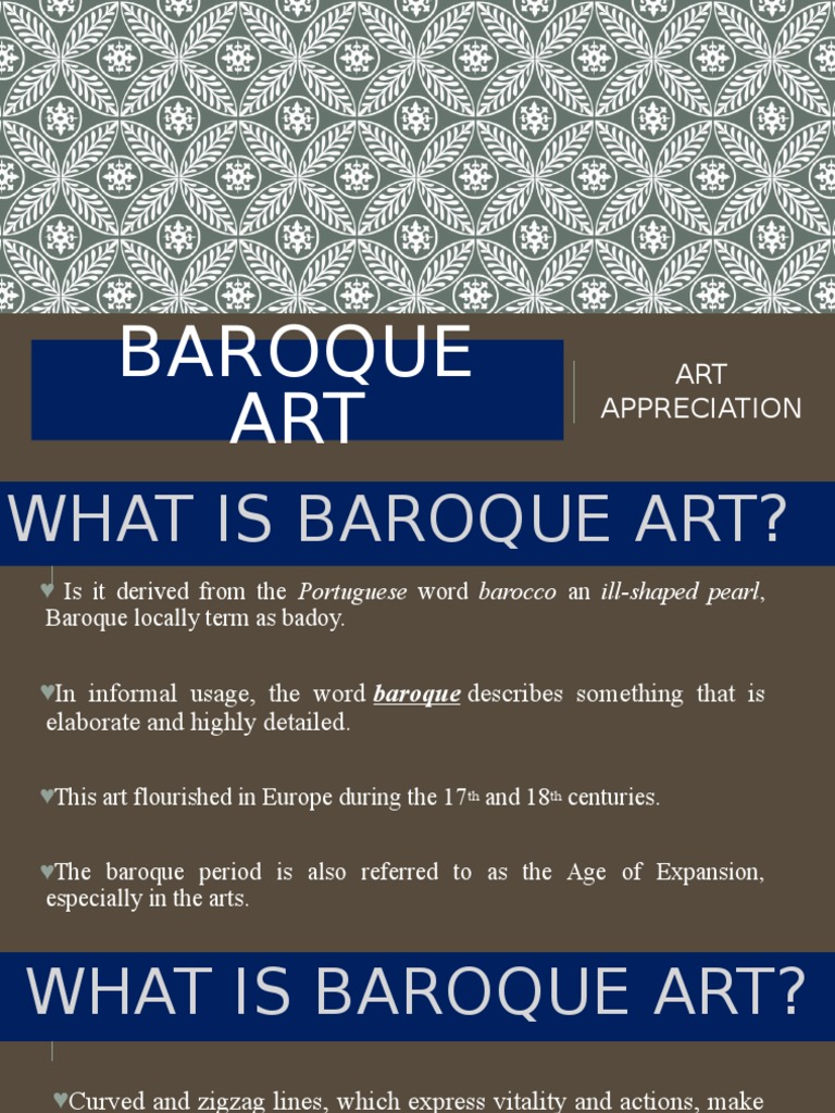 Baroque Art | PDF | Baroque | Style