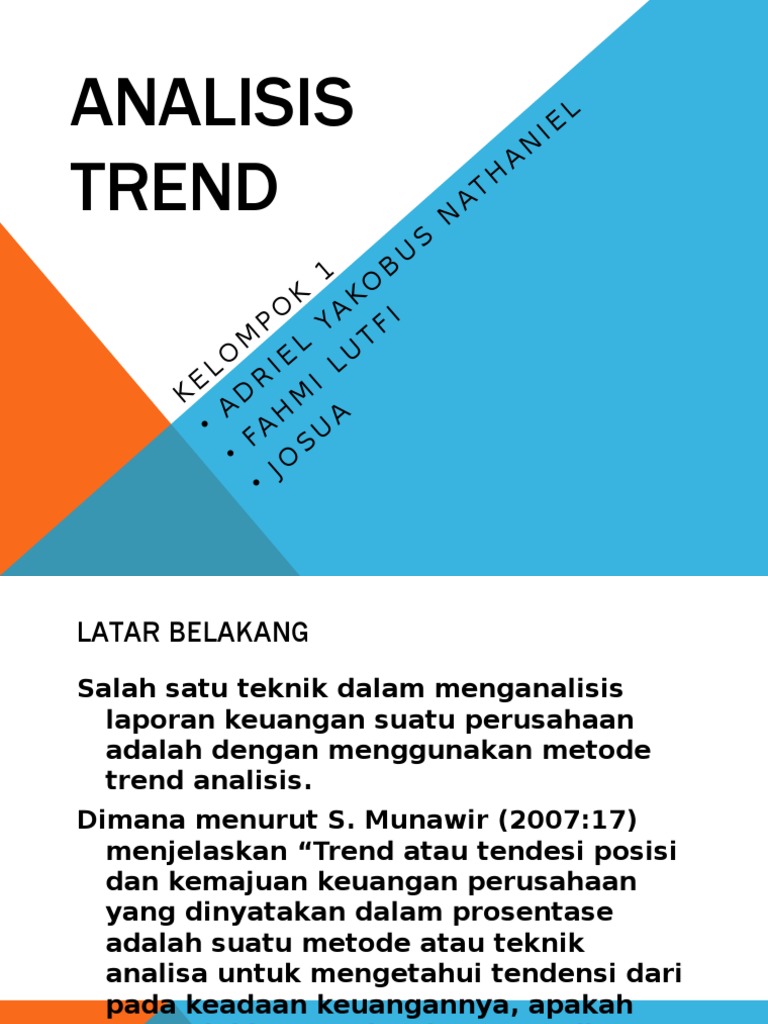 Analisis Trend | PDF