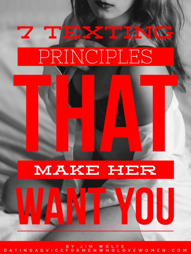 7 Texting Principles That Make Her Want You | PDF | Text Messaging ...