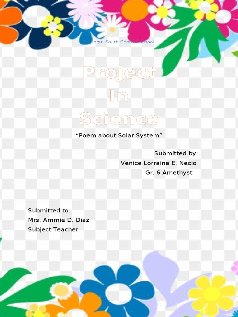 Solar System Poem for Kids | PDF | Science & Mathematics | Young Adult