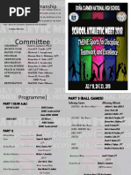 Sportsfest Program | PDF | Sports