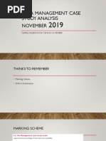 CIMA Management Case Study Analysis 2019 | PDF | Business