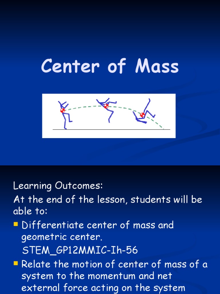 Center of Mass | PDF | Center Of Mass | Mass