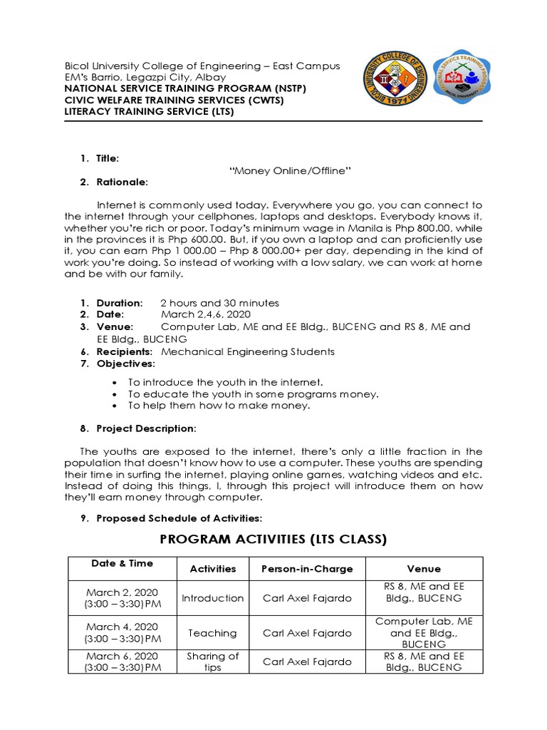 CWTS Project Proposal | PDF | Internet | Computing