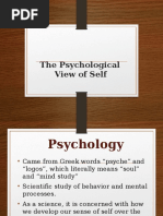 Understanding The Self - THE PHYSICAL SELF | PDF | Body Image | Heredity