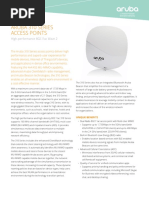 Aruba AP-735 Datasheet Overview | PDF | Wi Fi | Wireless Access Point