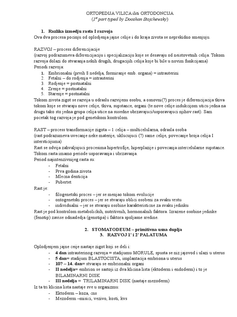 Ortodoncija Cela Skripta Pdf