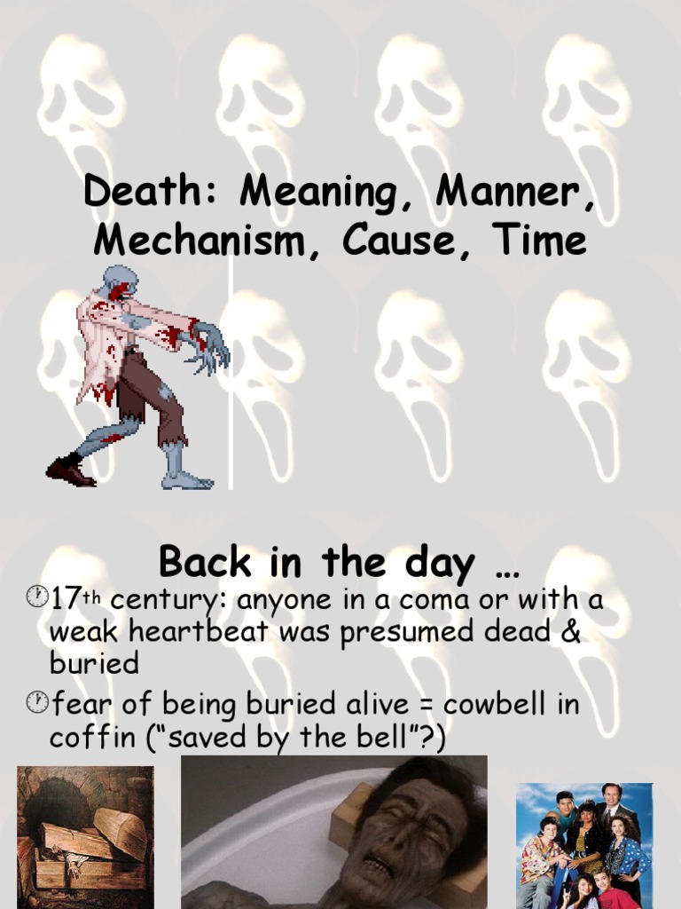 Manner and Cause of Death | PDF | Forensics | Death