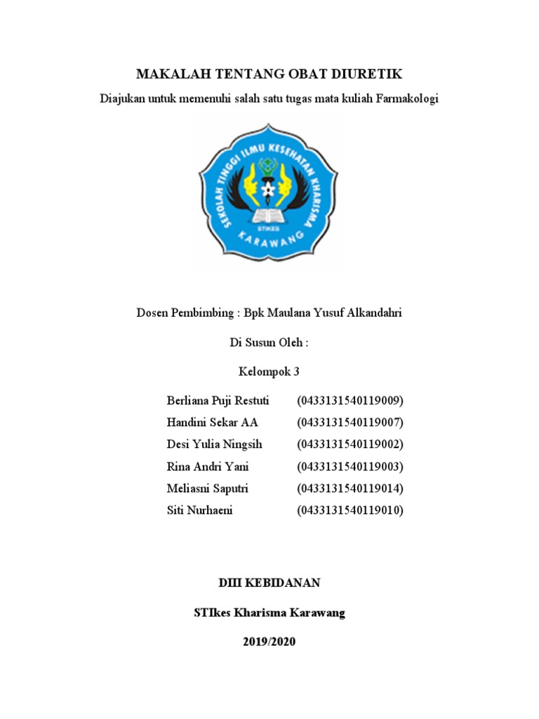 BAB II (Obat Diuretik) 2 FIKS | PDF