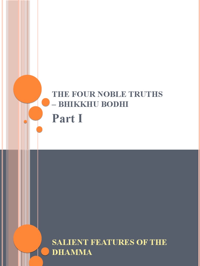 Four Noble Truths - by Bhikkhu Bodhi | PDF | Four Noble Truths ...