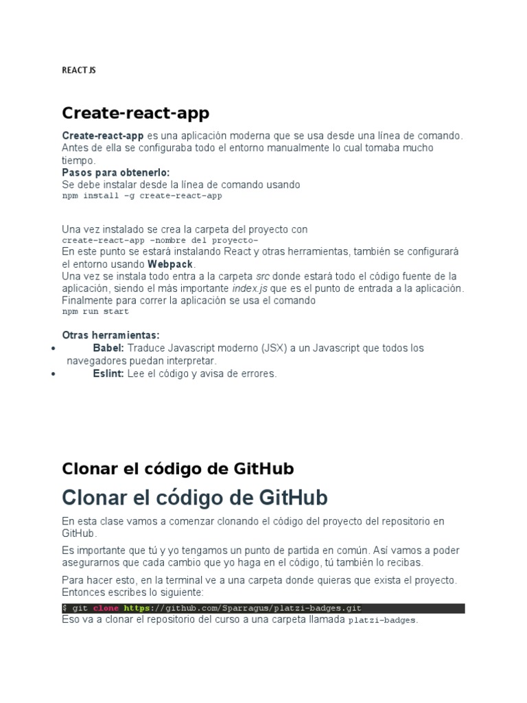 React JS | PDF | Bootstrap (marco frontal) | Script Java