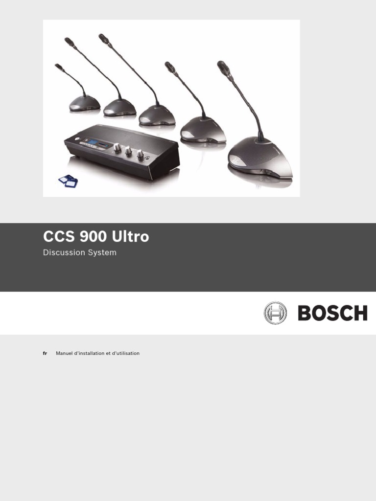 BOSCH CCS 900 Ultro Guide Instruction FR | PDF | Reproduction et ...