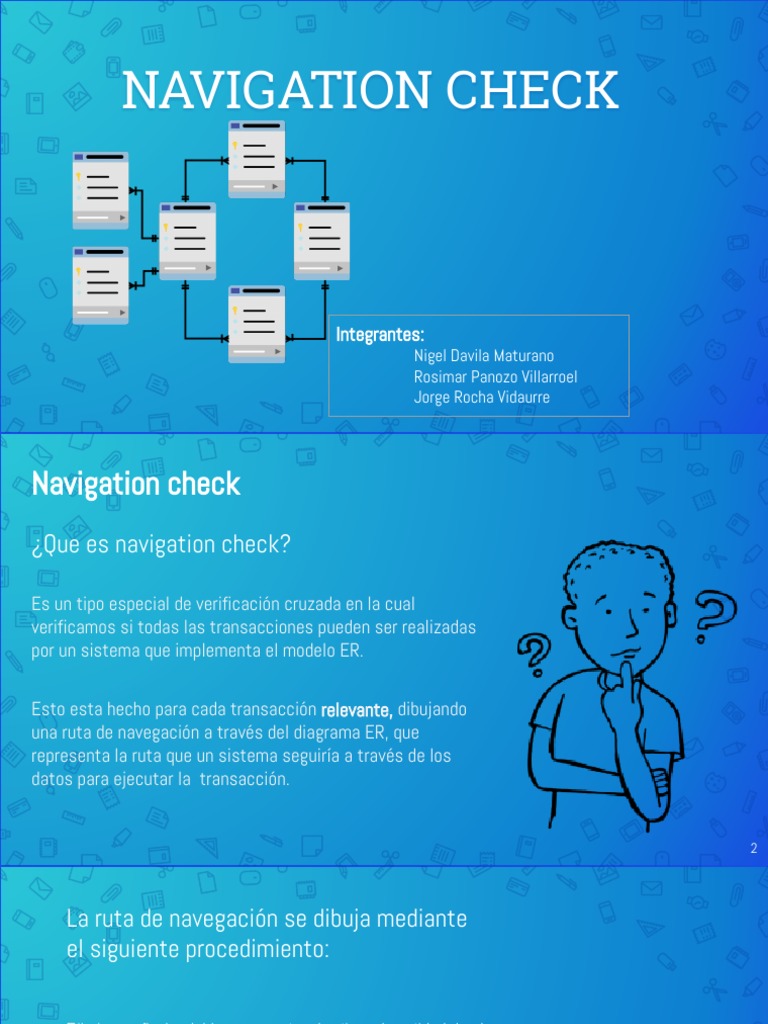 Navigation Check | PDF | Áreas de informática | Informática