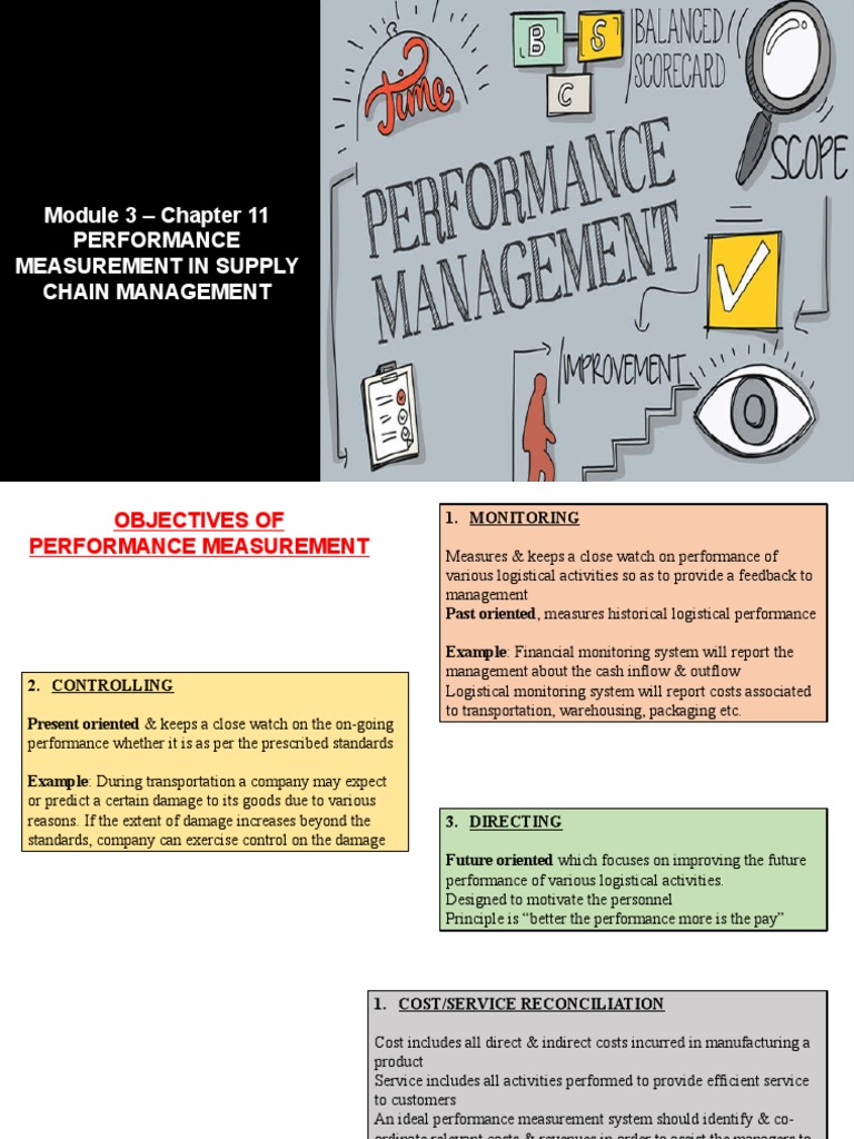 Chapter 11 - Performance Measurement in SCM | PDF | Logistics ...