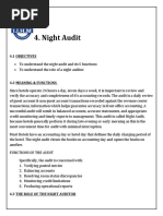 Night Audit Process Overview in OPERA | PDF | Audit | Credit Card