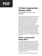 Resume Template For Augmented Reality (AR) Development Job | PDF ...
