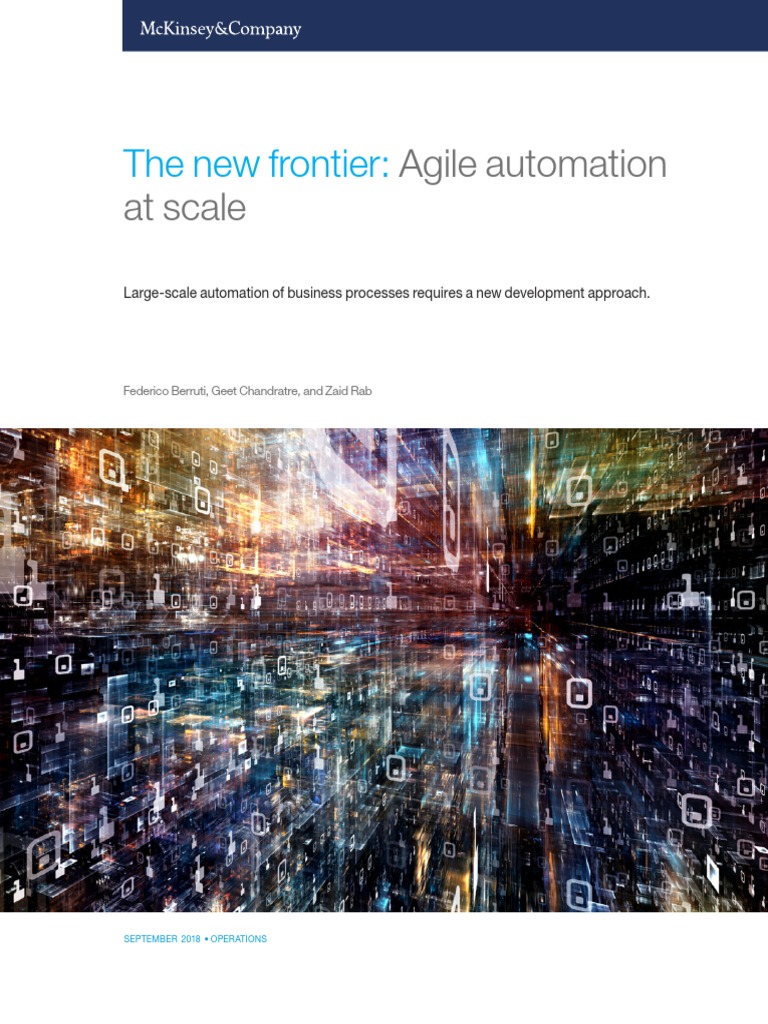 The New Frontier Agile Automation at Scale | PDF | Agile Software ...