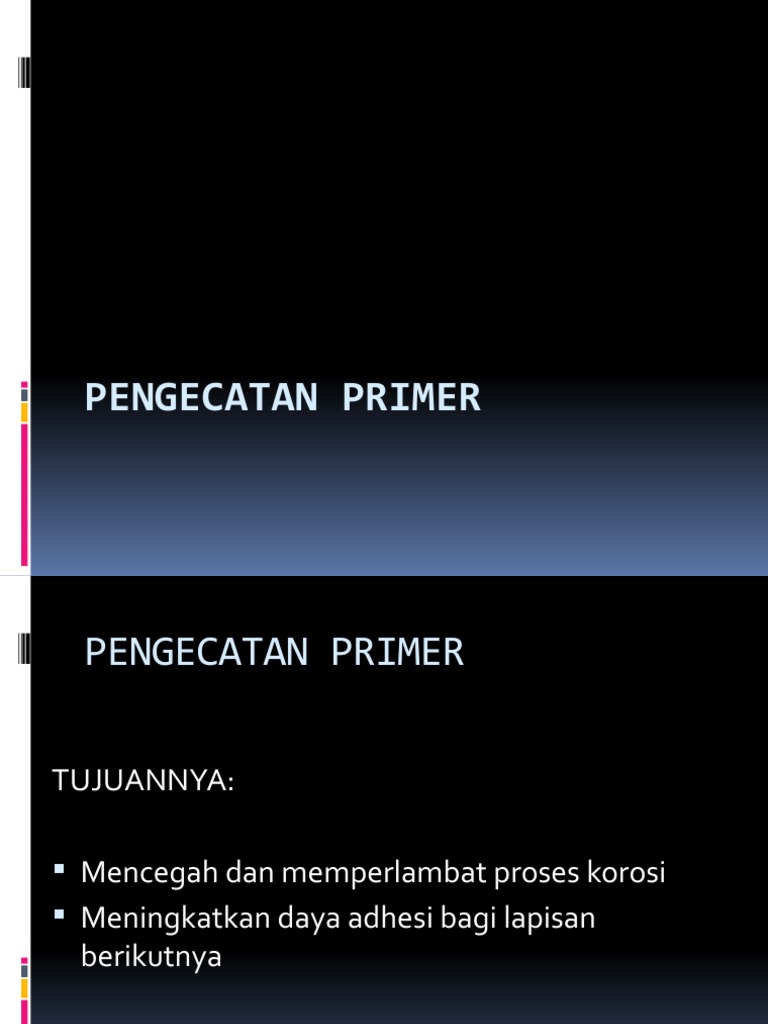 Pengecatan-Minggu III-Primer | PDF