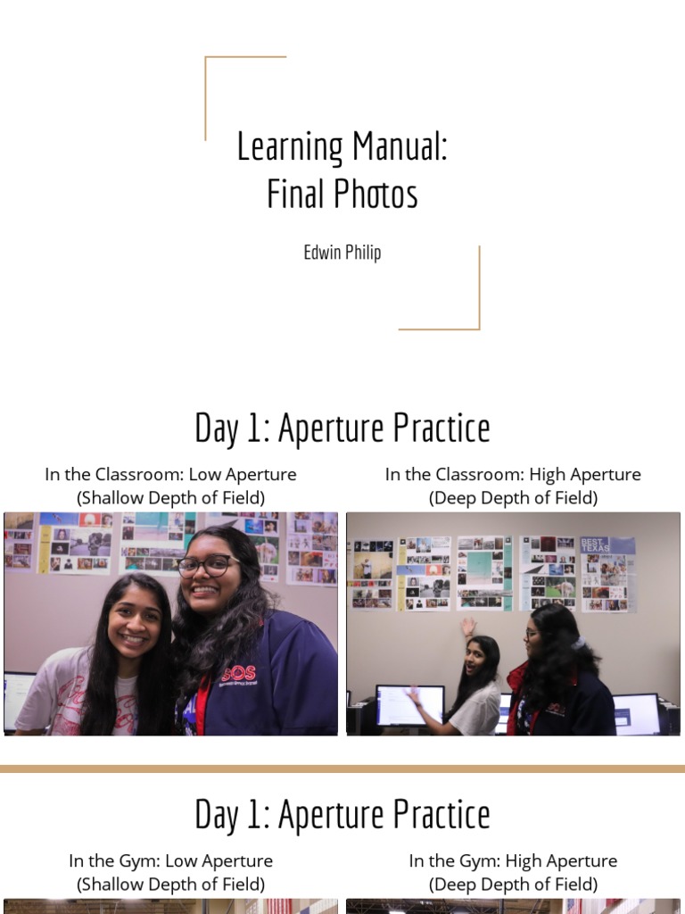 Exposure Triangle Powerpoint | PDF