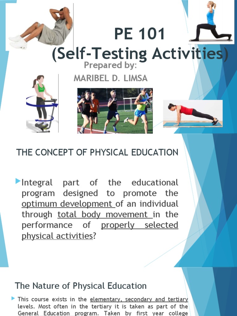 The Concept of Physical Education | PDF | Physical Fitness | Physical ...
