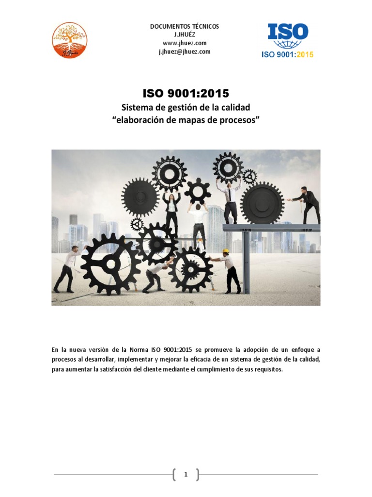 ISO 9001-2015. Elaboracion de Mapas de Procesos | PDF | Gestión de la ...