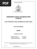 GP June Exam Grade 12 Timetable 2025 | PDF