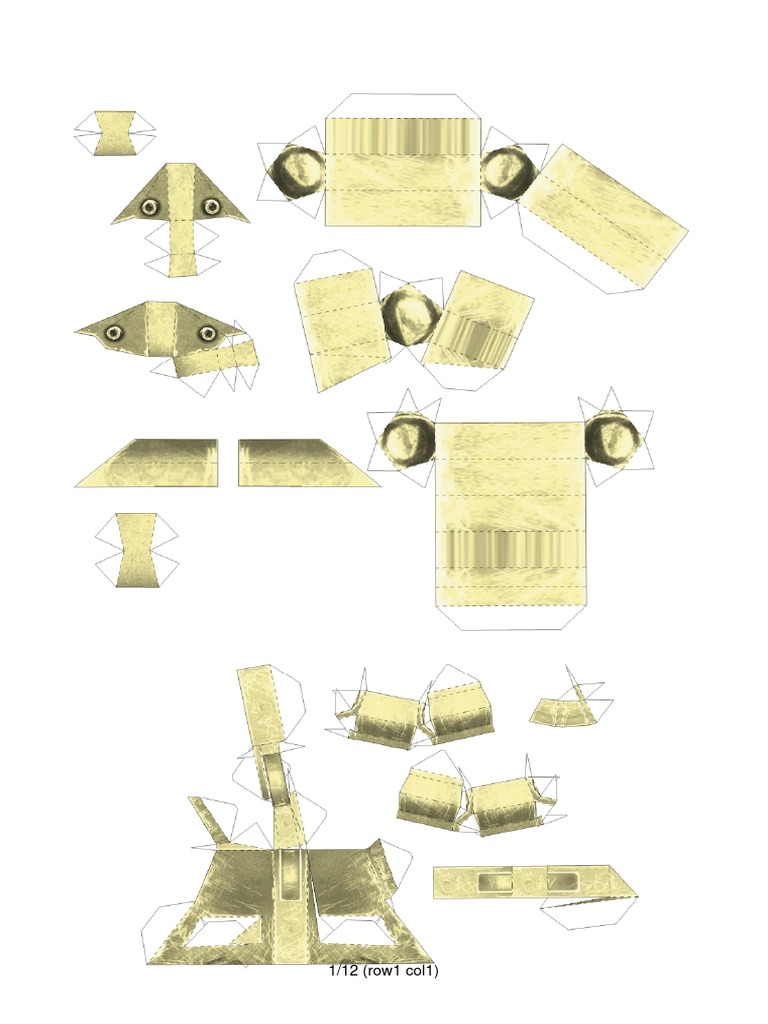 AK47 Download Template Papercraft | PDF
