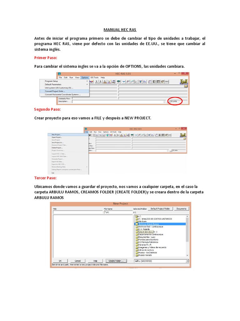 Manual Hec Ras | PDF