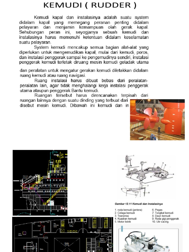 Rudder Kapal | PDF | Teknologi & Rekayasa
