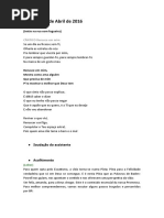 Princípios e Lei do Escuta CNE | PDF | Oração | Religião e crença