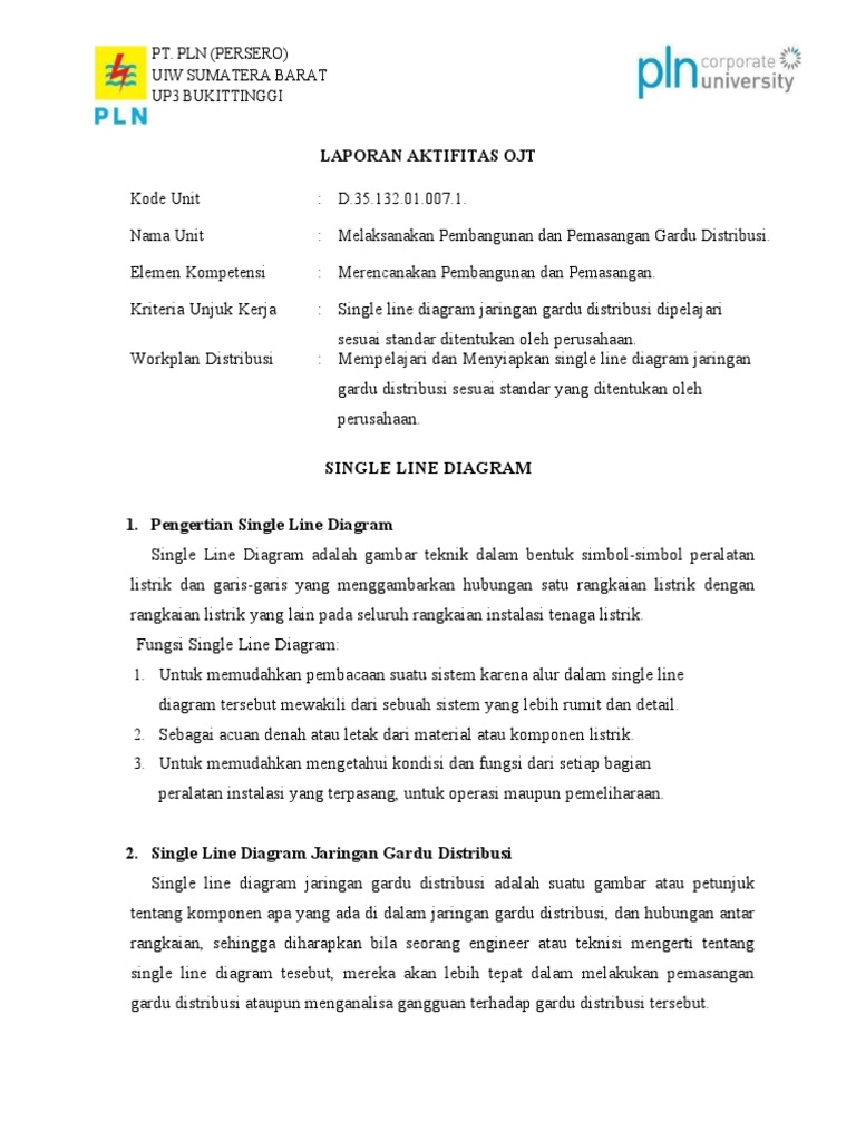 Pengertian dan Fungsi Single Line Diagram | PDF