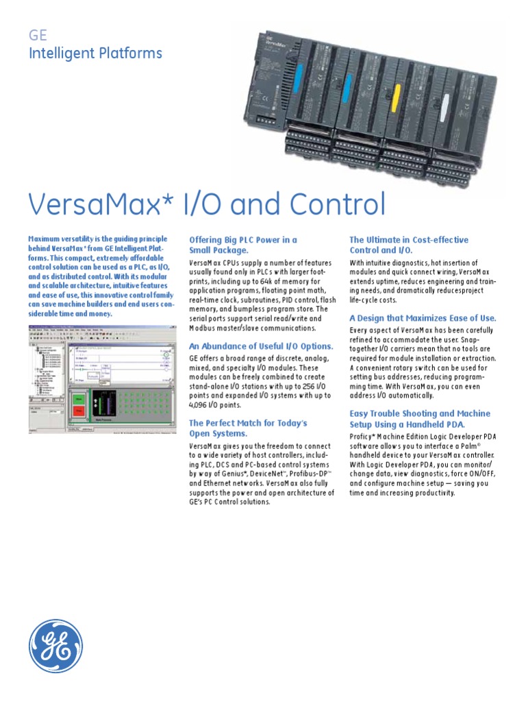 Ge Versamax Software