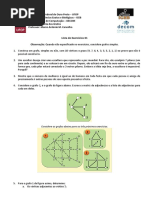 Lista de Exercícios de Grafos Com Gabarito | PDF | Teoria dos Gráficos | Vértice (teoria dos ...