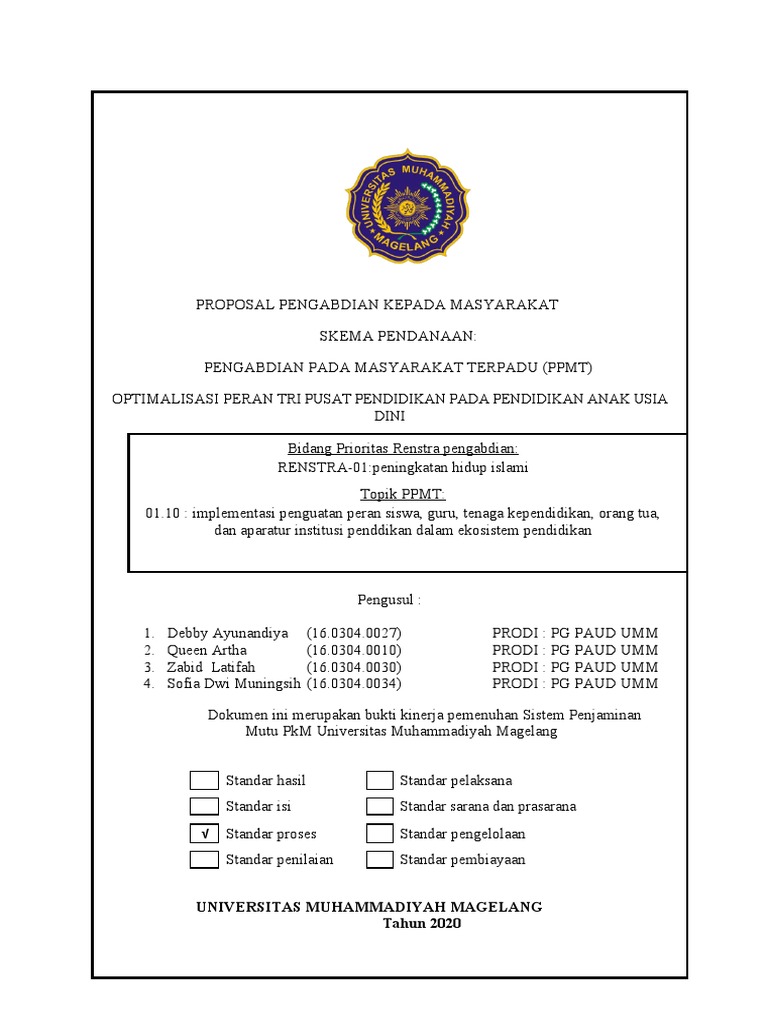Proposal KKN PPMT | PDF