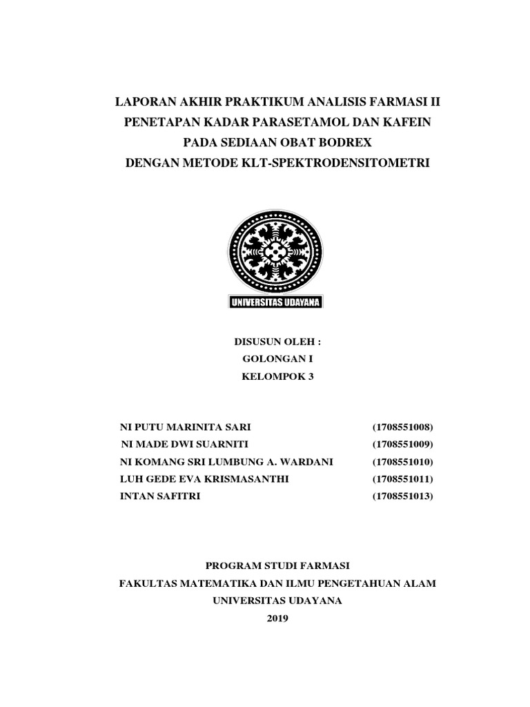 PK 3 KLT Spektrofotodensitometri | PDF