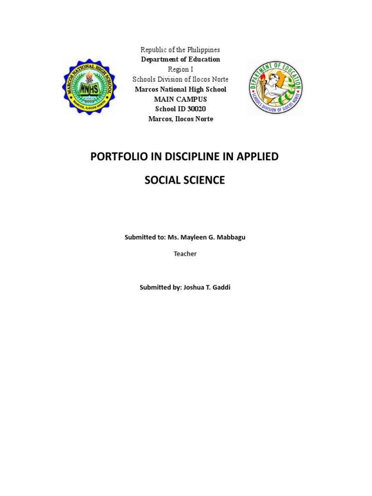 Ucsp Portfolio | PDF | Social Work | Psychotherapy
